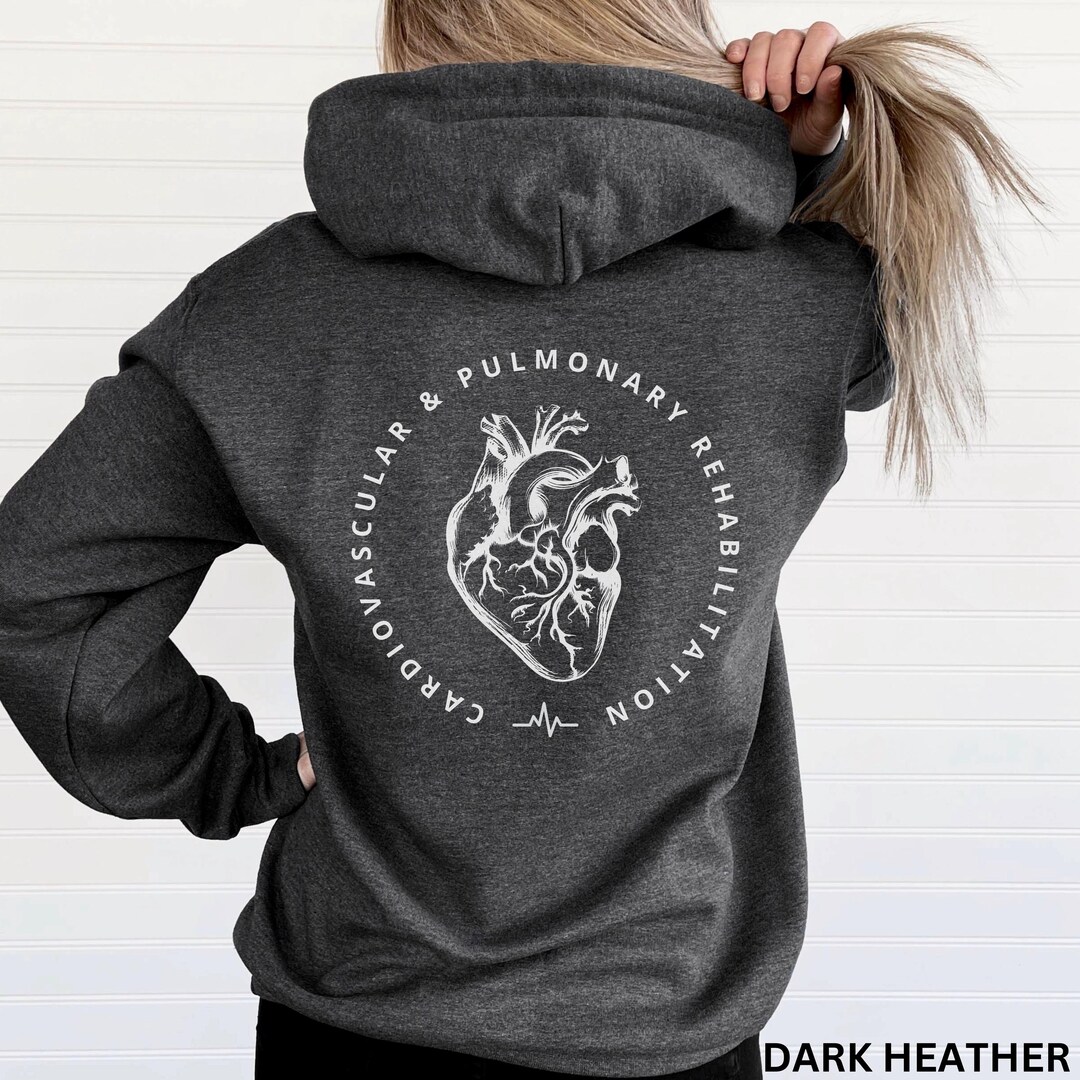 Cardiovascular and Pulmonary Rehabilitation Full Zip Hooded Sweatshirt ...