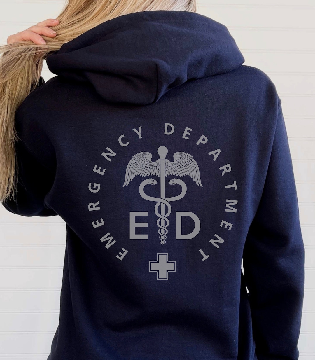 ER Nurse Hoodie ER Nurse Sweatshirt Emergency Nurse ER Doctor Gift ...