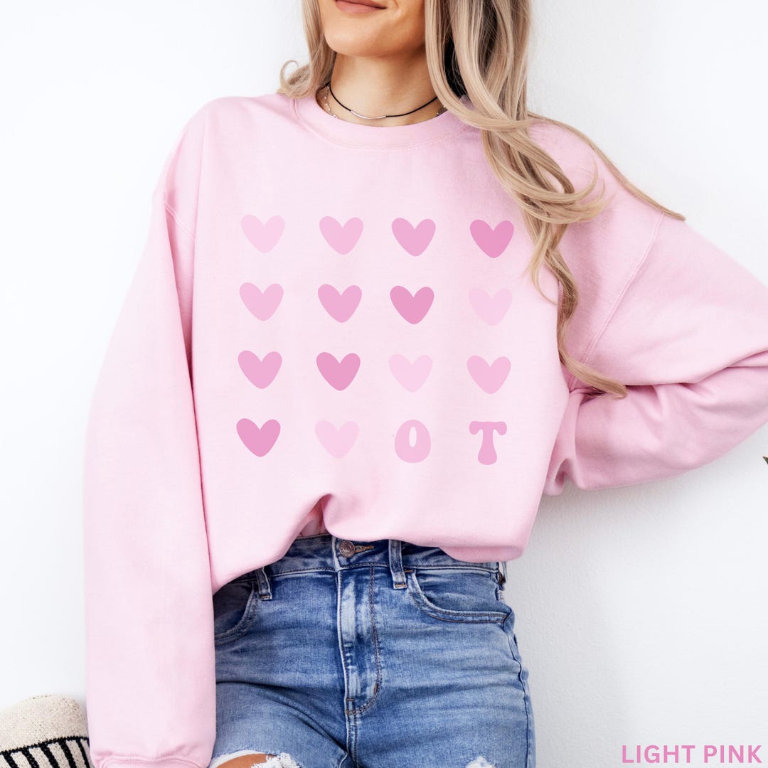 Occupational Therapy Valentines Day Sweatshirt, Occupational Therapist ...