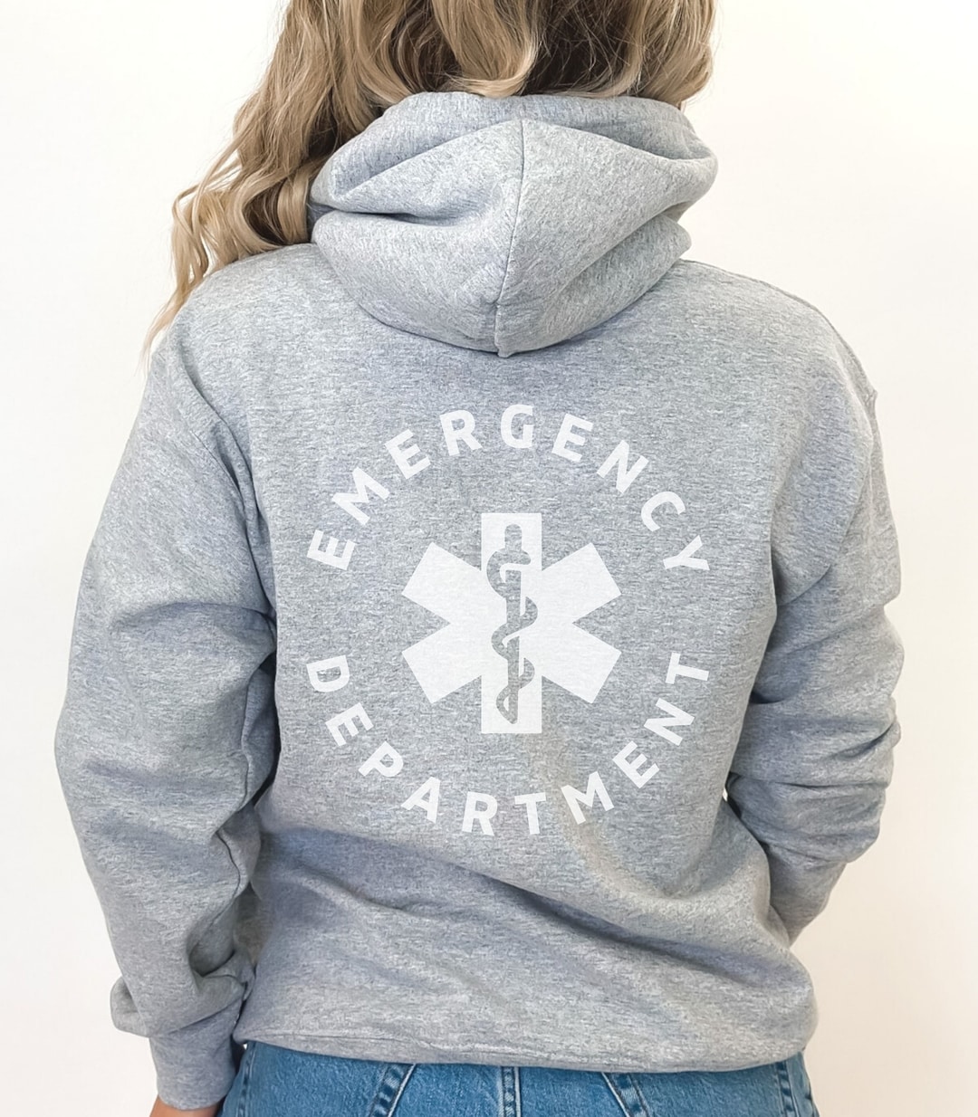 Emergency Department Zip up Hoodie Emergency Department Sweatshirt ER ...