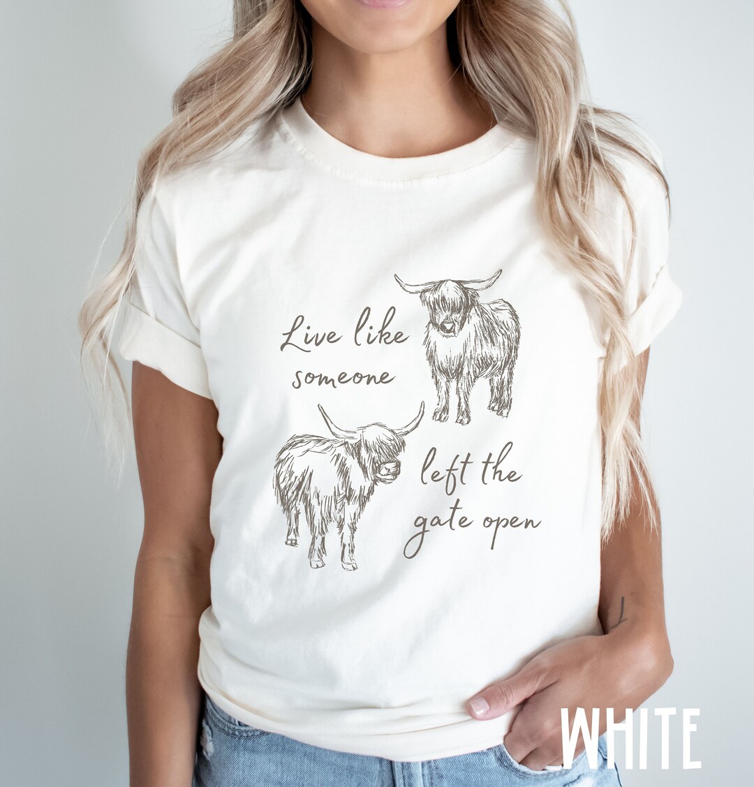 Highland Cow Shirt Highland Cow Tshirt Cow Shirt Cow Gifts for Cow ...