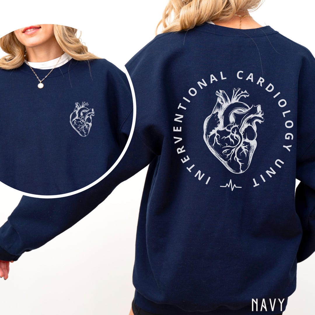 Interventional Cardiology Unit Sweatshirt, Cardiologist Crewneck ...
