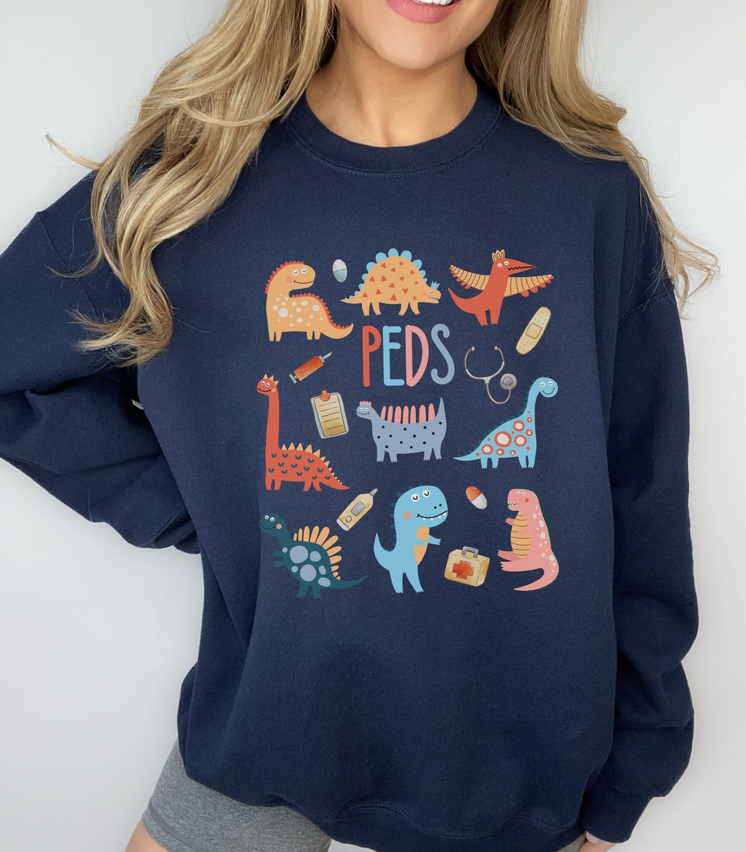 Pediatric Sweatshirt Pediatric Nurse Shirt Pediatric Doctor Shirt PEDS ...