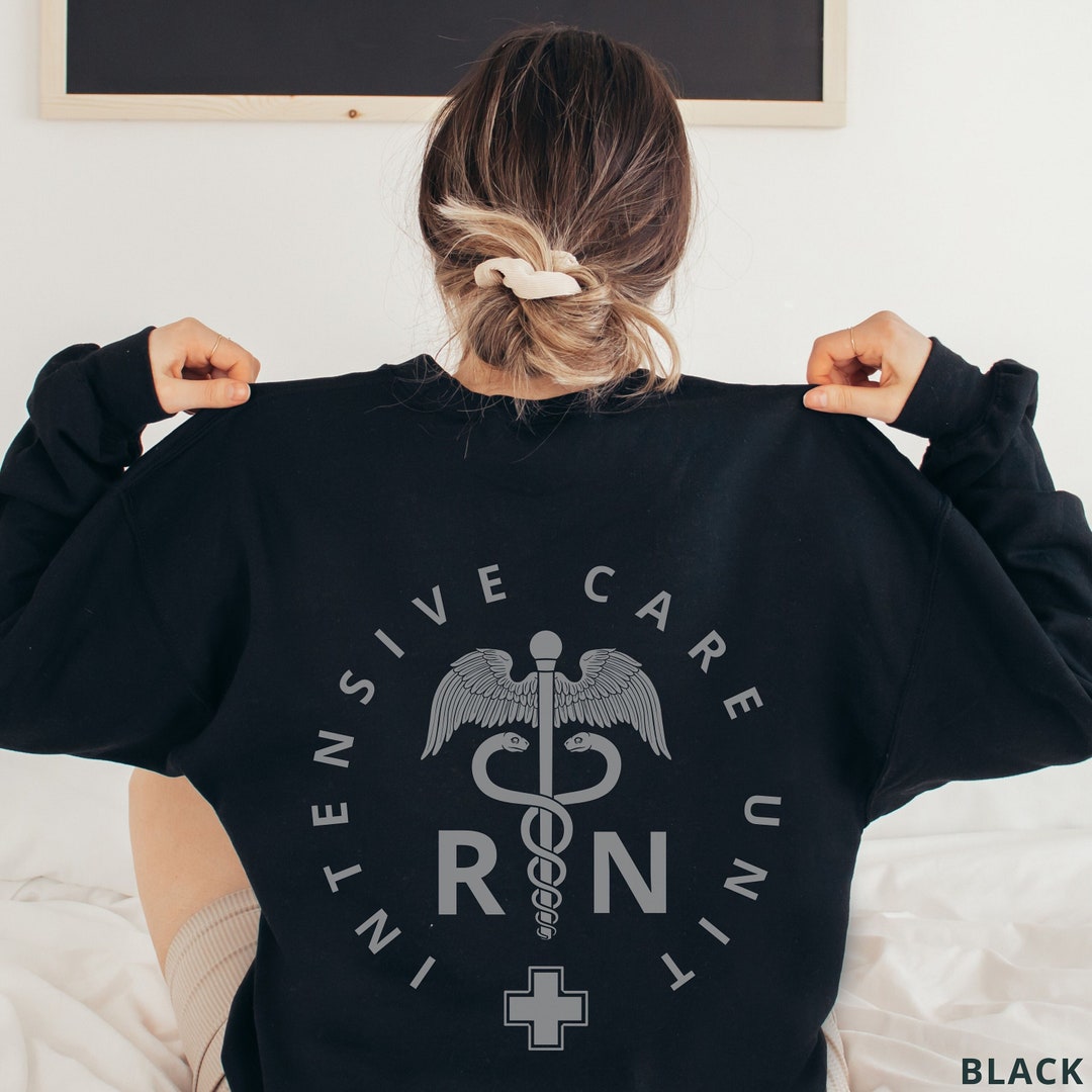 ICU Nurse Sweatshirt Critical Care Nurse Shirt Intensive Care Unit ...