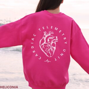 Cardiac Telemetry Nurse Long Sleeve Shirt, Telemetry Nurse Shirt ...