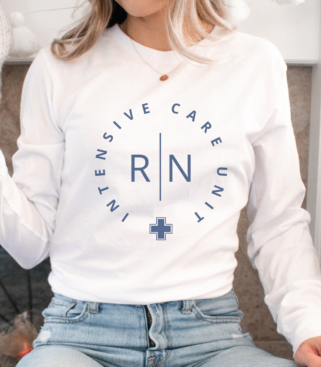 ICU Nurse Long Sleeve Shirt Intensive Care Unit Nurse Shirt - Etsy