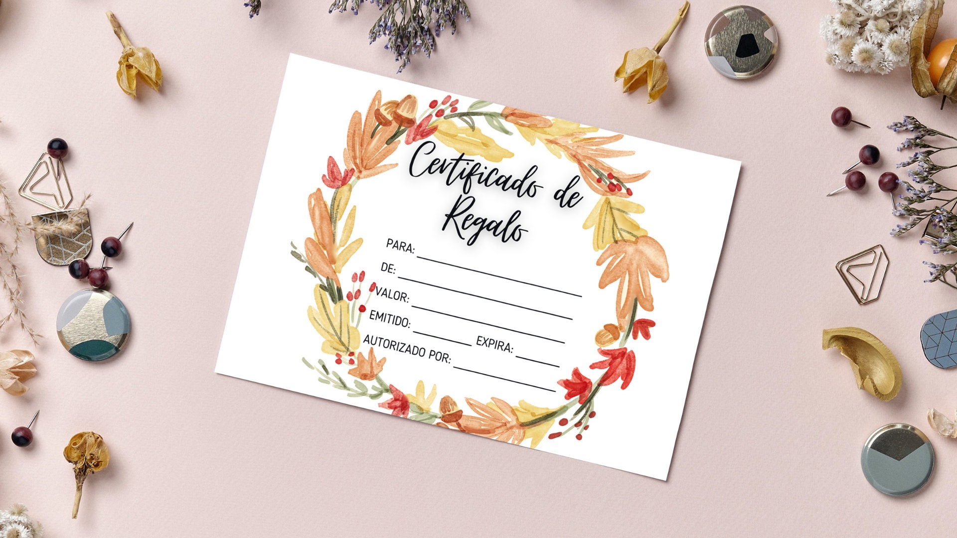 Certificado De Regalo Imprimible Editable Plantilla Modelo Etsy Uk