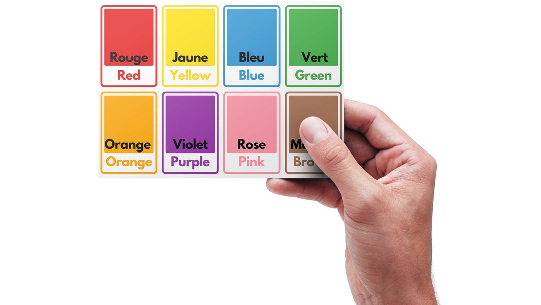 BUNDLE Printable English & French Flashcards | Bilingual Digital ...