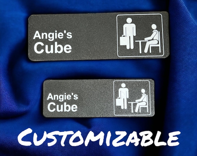 Welcome to My Cube Printable, Feminine Office Wall Decor for Women ...