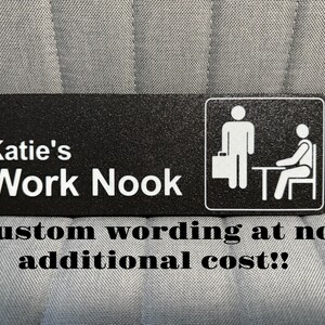 Personalized "the Office" Style Cubicle Sign – Customizable Nameplate ...