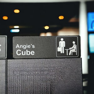 Customizable the Office Sign Cubicle 2 Sizes Available - Etsy