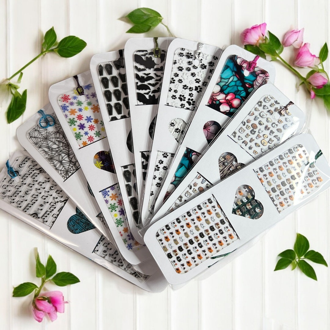 Bookworm's Delight: Unique Acrylic Bookmarks With Tassels for Everyone ...