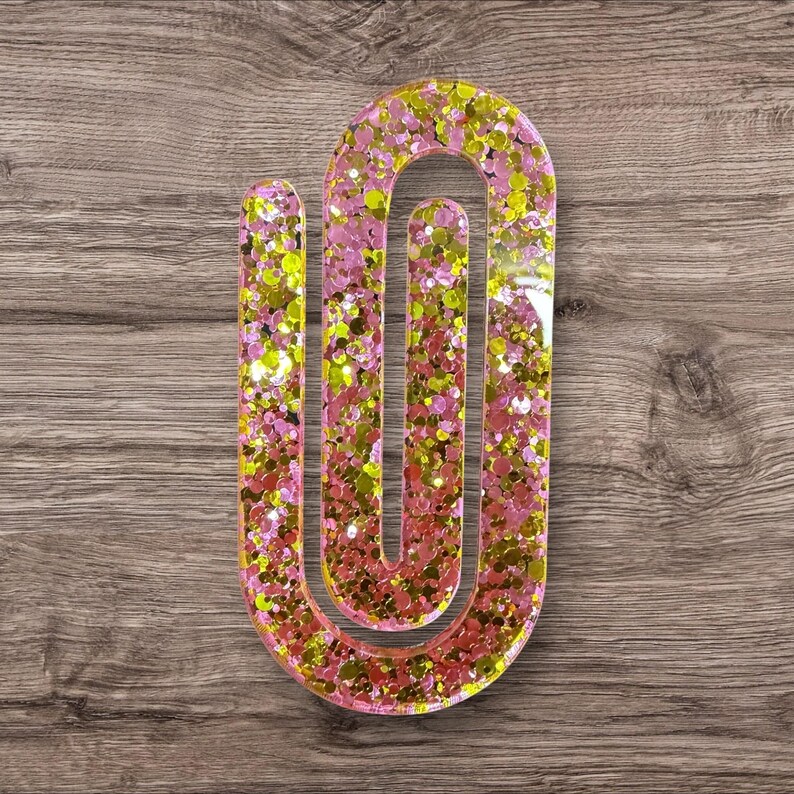 Jumbo Planner Clip | Decorative Paperclip for Journals & Notebooks - Etsy