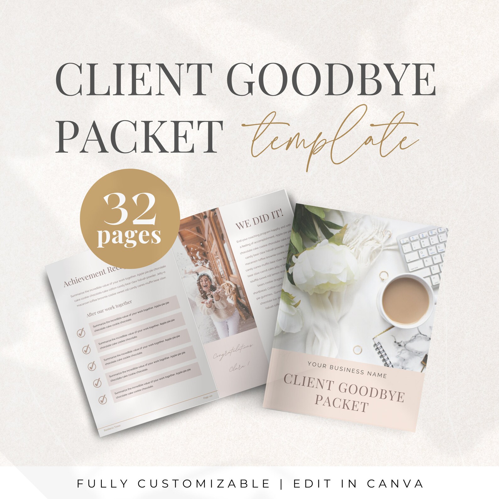 Client Goodbye Packet Template Client Offboarding Coaching - Etsy