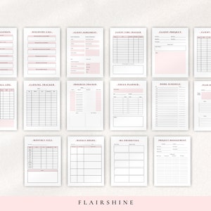 Client Management Business Planner Client Tracker Client - Etsy