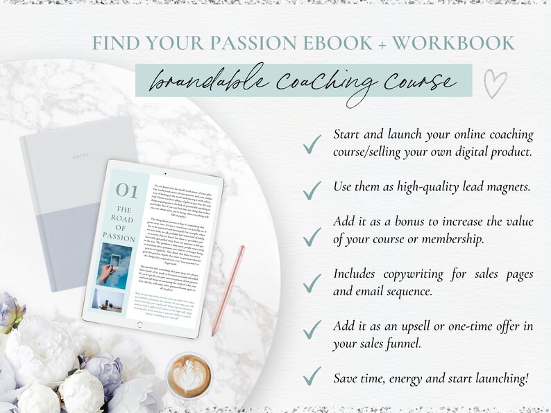 Find Your Passion Workbook Passion Planner Lead Magnet - Etsy