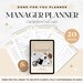 Manager Planner, Leadership Workbook, Canva Templates Planner for ...