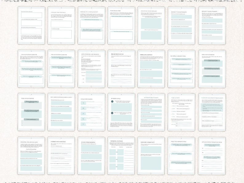 Find Your Passion Workbook Passion Planner Lead Magnet - Etsy