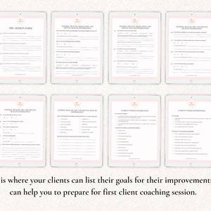 Client Intake Form for Life Coach | Coaching Intake Form | Mental ...