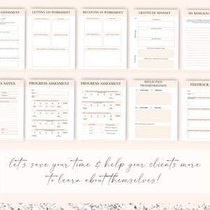 Coaching Worksheets Coaching Session Life Coaching Workbook - Etsy