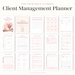 Client Management Business Planner, Client Tracker, Client Management ...