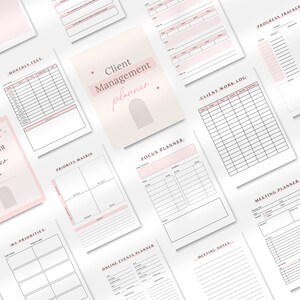 Client Management Business Planner Client Tracker Client - Etsy