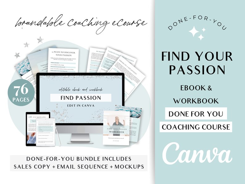 Find Your Passion Workbook Passion Planner Lead Magnet - Etsy