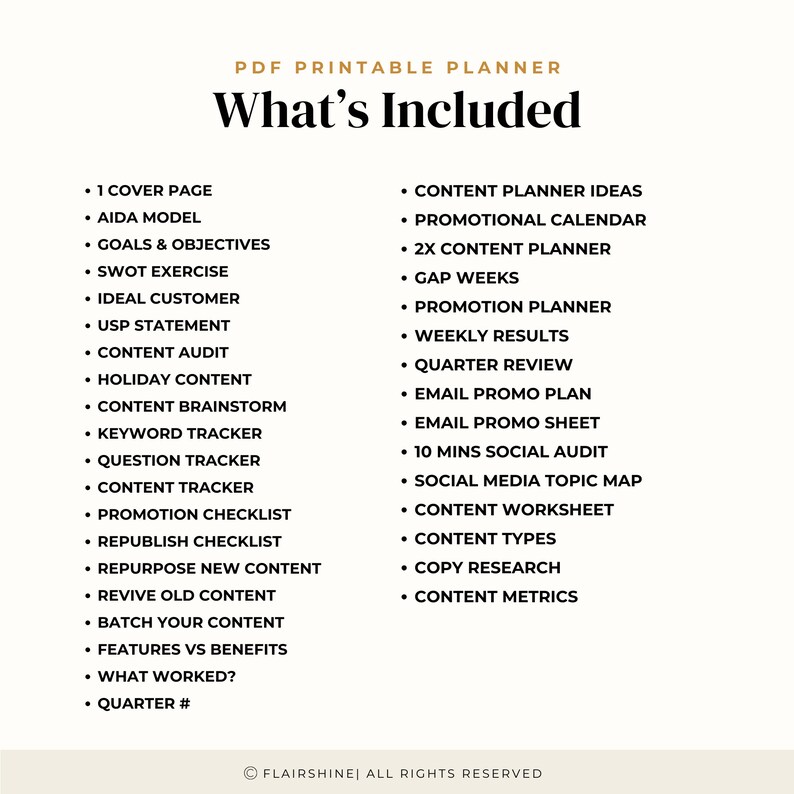 Content Planner, Content Marketing Strategy, Marketing Planner, Content ...