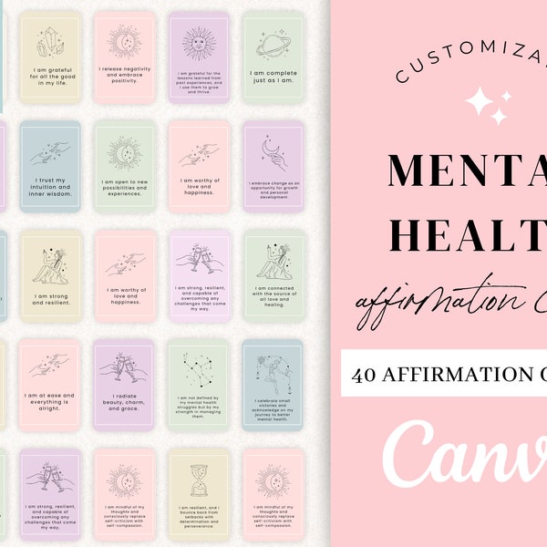 Affirmation Cards - Etsy