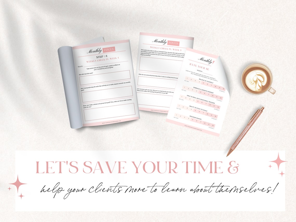 Coaching Worksheets, Coaching Session, Life Coaching Workbook, Coaching ...