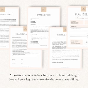 Client Intake Form, Coaching Client Intake Form, Business Coaching ...