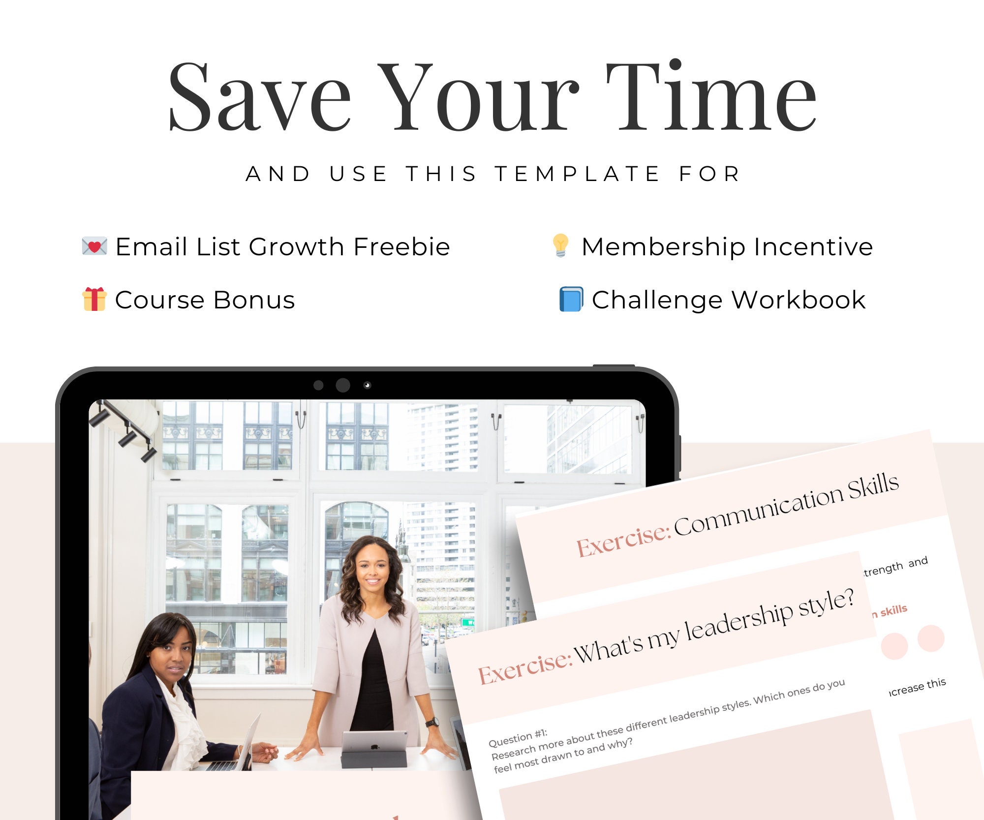 Leadership Mindset Coaching Workbook, Coaching Worksheets, Done for You ...