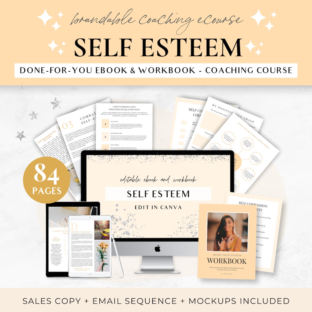 Self Esteem Life Coaching Toolkits Done for You Brandable - Etsy Australia