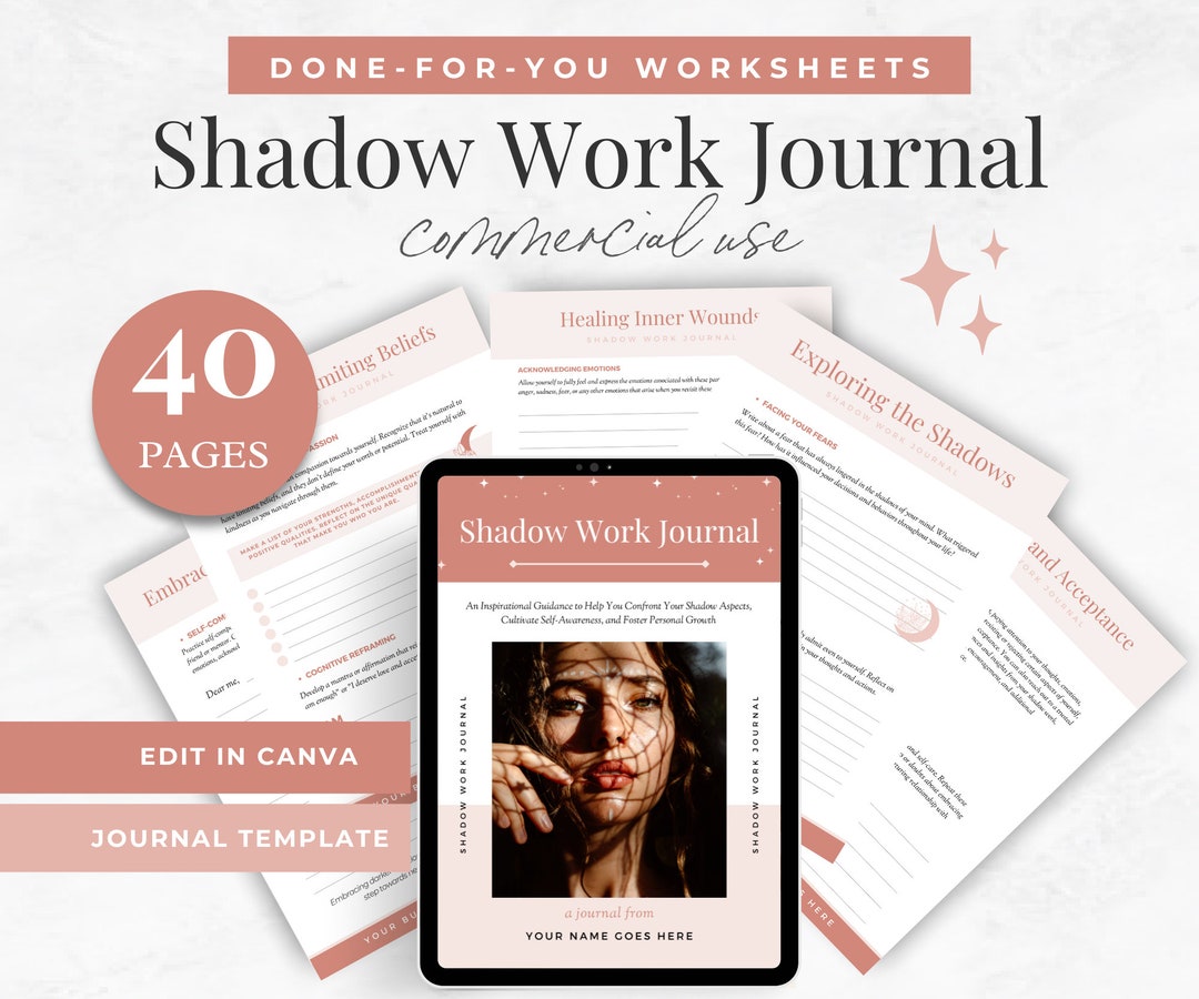 Shadow Work Journal, Mental Health Journaling, Spiritual Journal ...