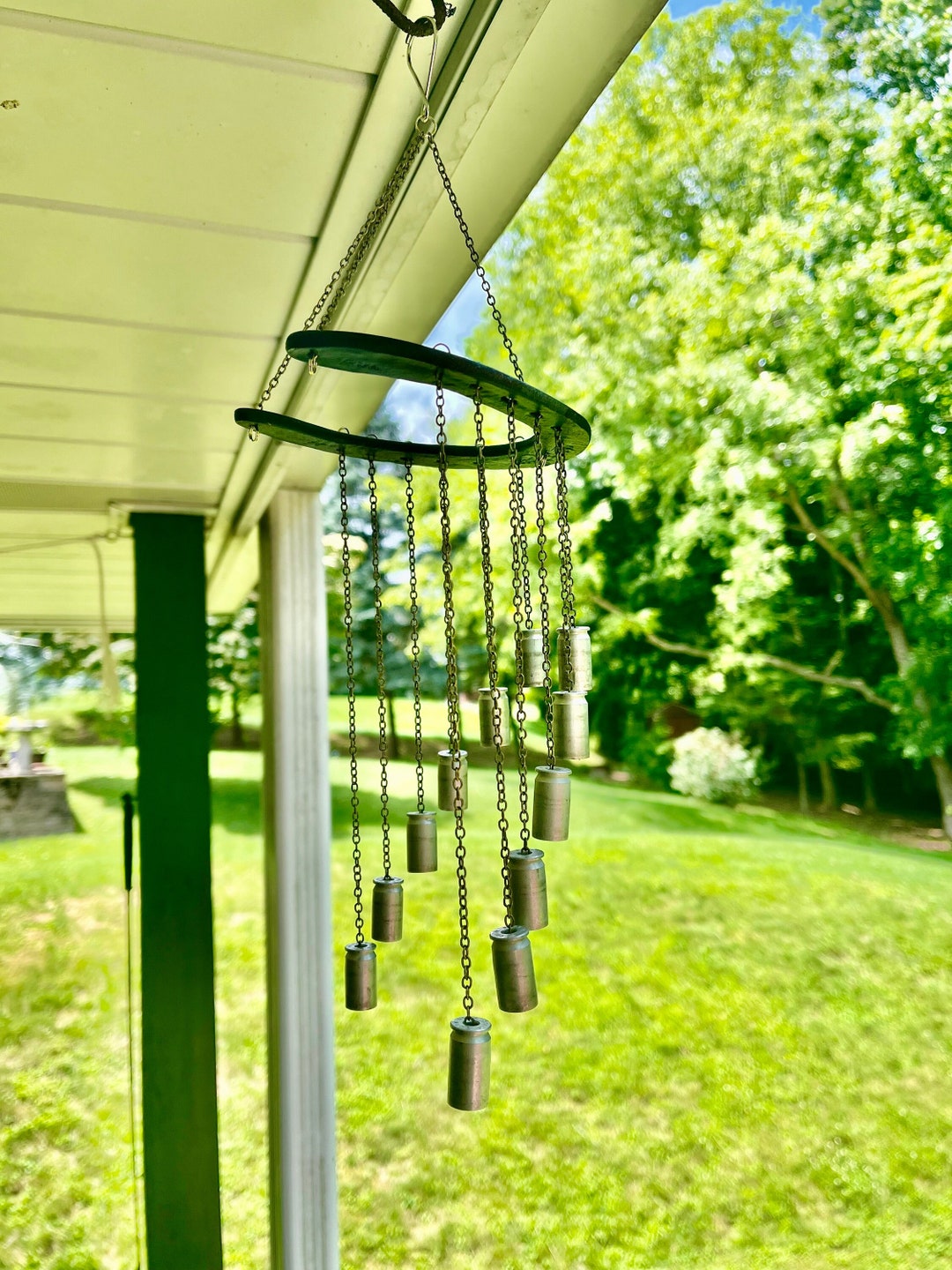 Horse Shoe Bullet Wind Chime - Etsy