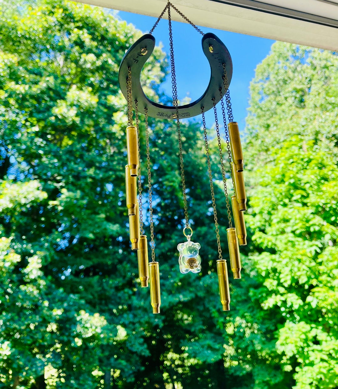 Horseshoe .223 Bullet Windchime - Etsy