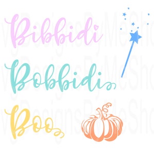 Bibbidi Bobbidi Boo Svg, Princess Svg, Princess File, Princess Digital ...