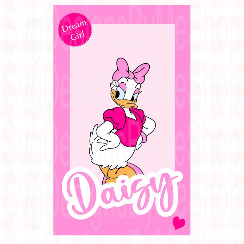 Daisy Duck Svg Mickey Minnie Svg Daisy Svg Daisy Duck Png Etsy