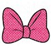 Pink Polka Dot Minnie Mouse Bow, Mouse Bow Cut File, Minnie Bow File ...