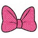 Pink Polka Dot Minnie Mouse Bow, Mouse Bow Cut File, Minnie Bow File ...