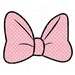 Pink Polka Dot Minnie Mouse Bow Mouse Bow Cut File Minnie - Etsy