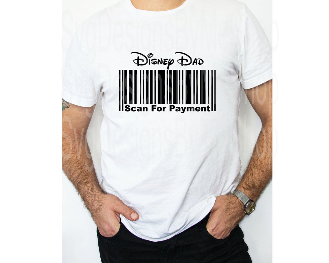 Dad Scan for Payment SVG Mouse Family Trip SVG Customize - Etsy