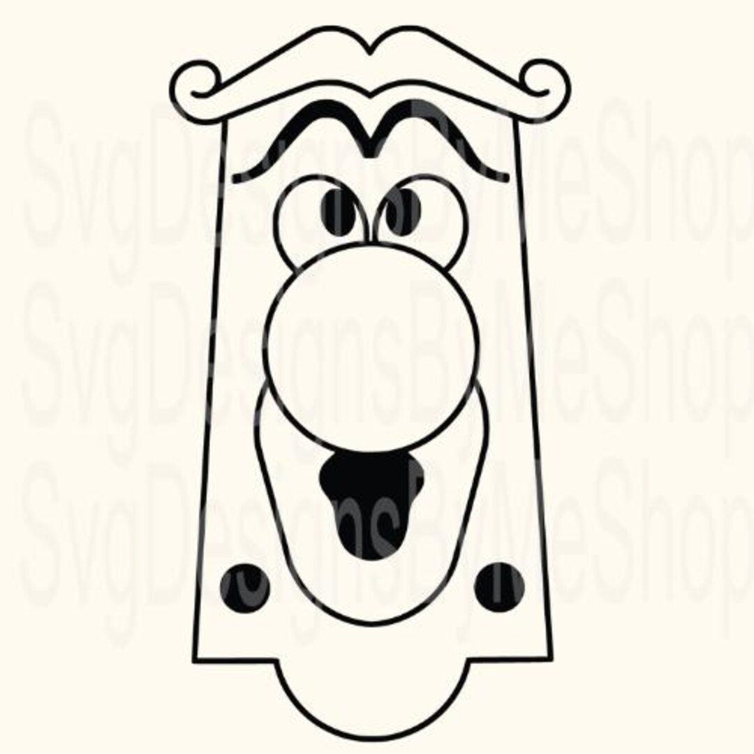 Alice in Wonderland Outline, Alice Door Knob Outline Svg, Disney ...