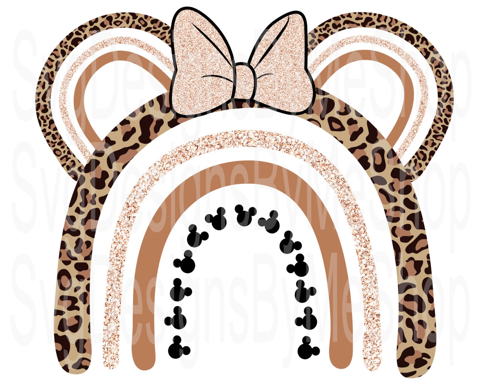 Mouse Leopard Rainbow Girl Mouse Leopard Leopard File - Etsy