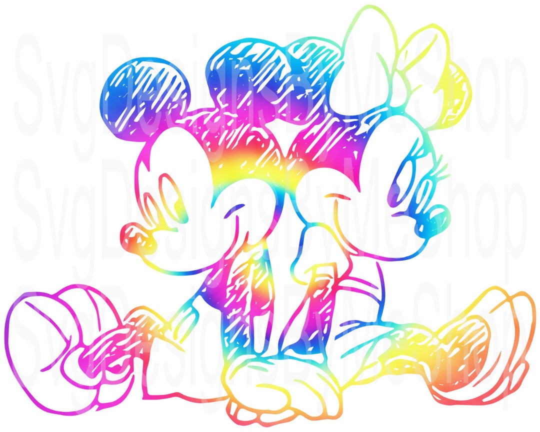 Mouse Sketch, Rainbow Mouse Sketch, Mouse File, Mouse Vintage Digital ...