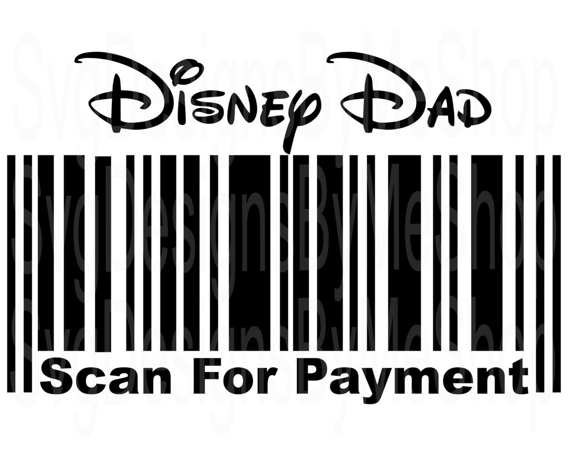 Dad Scan for Payment SVG Mouse Family Trip SVG Customize - Etsy