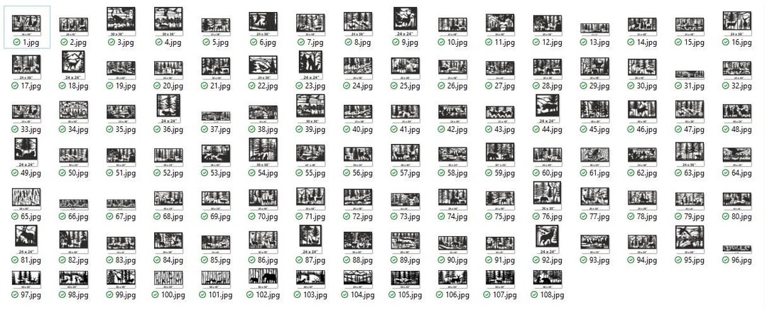 100 Hunting Panel SVG/DXF Files - Etsy Australia