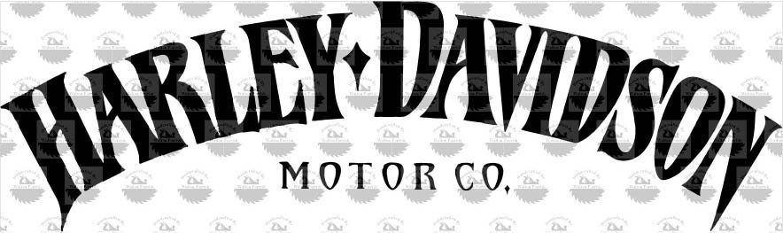 Harley Hd Letters Logo