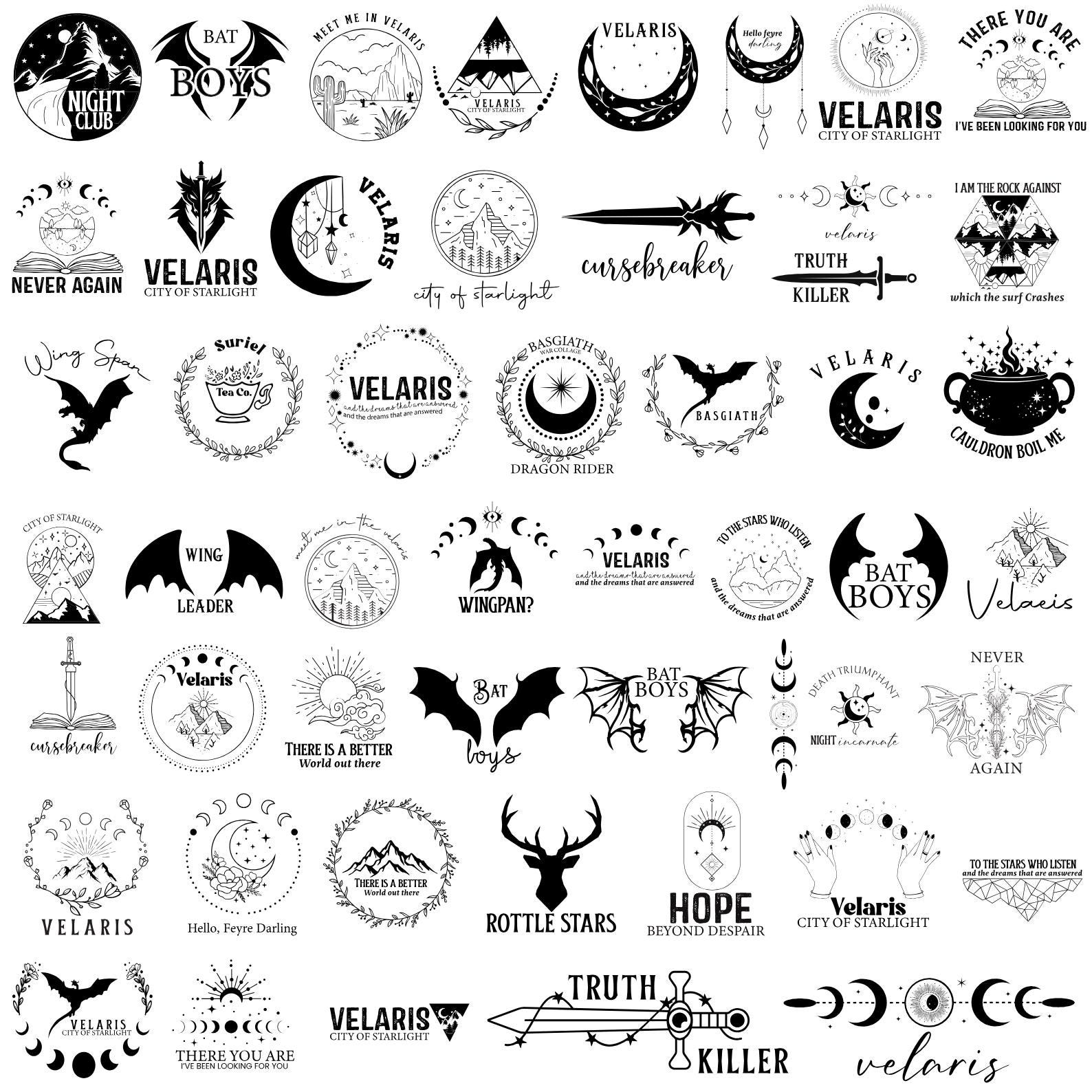 91 Acotar Velaris City Svg Bundle, Velaris City of Starlight ACOTAR ...