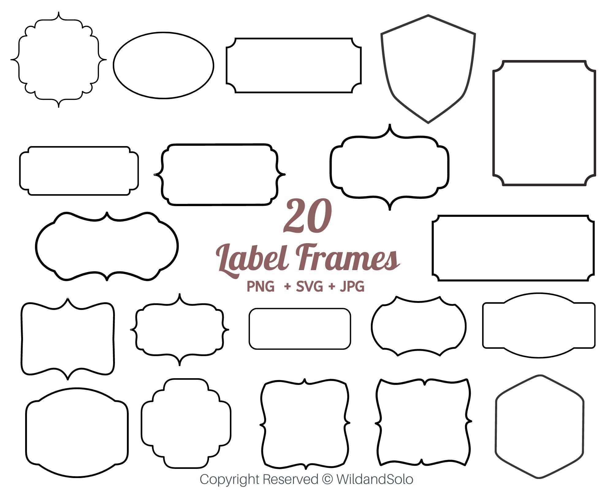 Vintage Frame Shapes